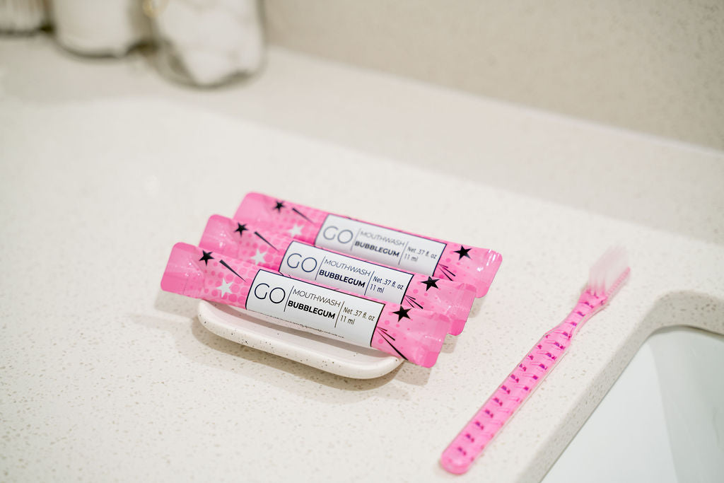 GO Mouthwash - Travel Size Mouthwash Packets | Fresh Breath on the Go ...