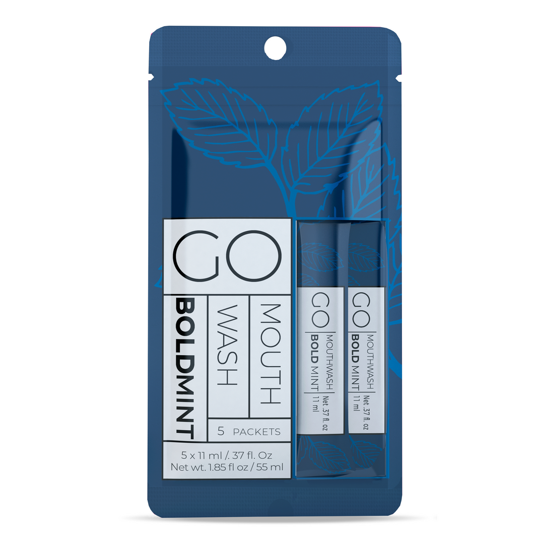 GO Mouthwash - Travel Size Mouthwash Packets | Fresh Breath on the Go ...